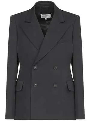 MAISON MARGIELA Four-stitch Wool Blazer Grey