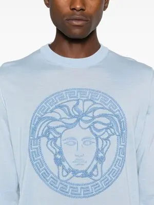 Versace Medusa-embroidered Sweater