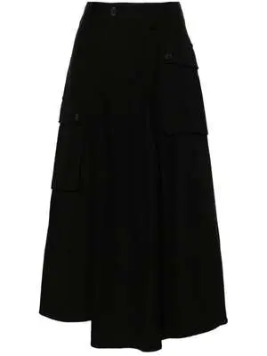 Yohji Yamamoto Pleated Skirts