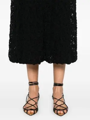 JIL SANDER Lace-embroidered Midi Skirt