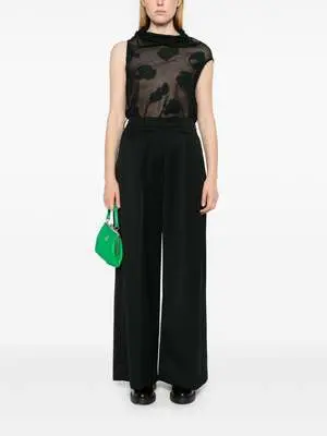 Simone Rocha Pleated Wide-leg Trousers