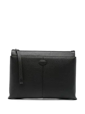 TOD'S Document Holder Clutch - Black
