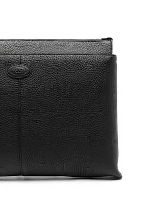 TOD'S Document Holder Clutch - Black