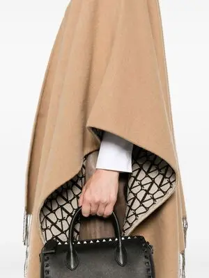 Valentino Garavani Toile Iconographe Cape - Brown