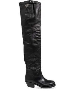 Isabel Marant Etoile Silver Tone Boots For Women
