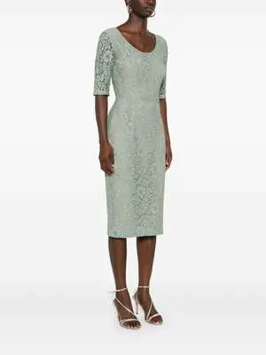 BLANCA VITA Alnus Lace Midi Dress - Green