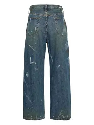 Helmut Lang Painted Wide-leg Jeans