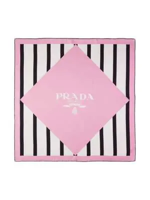 Prada Logo-print Scarf