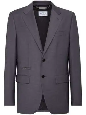 Philipp Plein Wool Blazer - Grey