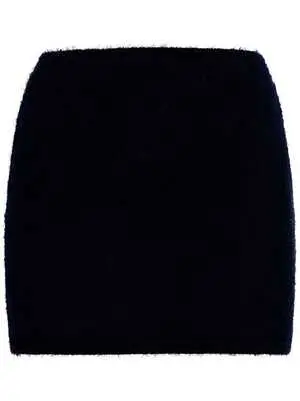 Khaite Darrion Mini Skirt - Blue