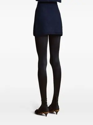 Khaite Darrion Mini Skirt - Blue