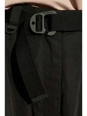 Moncler Belted A-line Skirt - Black