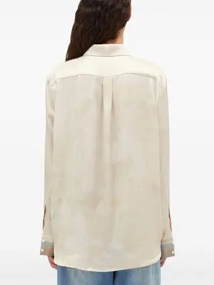 MSGM Floral-print Shirt