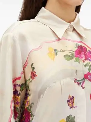 MSGM Floral-print Shirt
