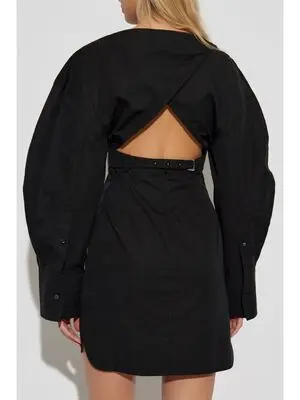 Jacquemus La Robe Chemise Casaco Dress - Black