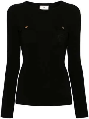 Elisabetta Franchi Logo-embroidered Jumper