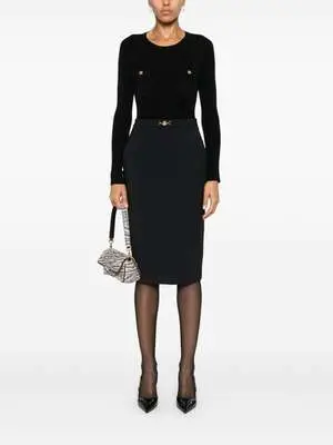 Elisabetta Franchi Logo-embroidered Jumper