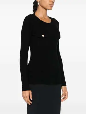 Elisabetta Franchi Logo-embroidered Jumper