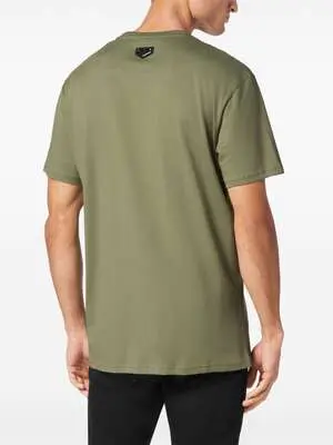 Philipp Plein Print Skull T-shirt - Green