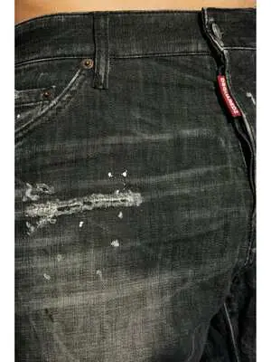 Dsquared2 Distressed Slim Jeans - Black