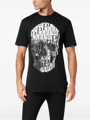 Philipp Plein Print Skull T-shirt - Black