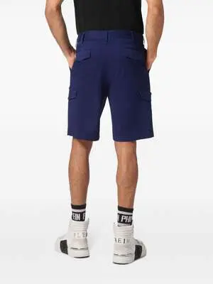 Philipp Plein Logo-plaque Cargo Shorts - Blue