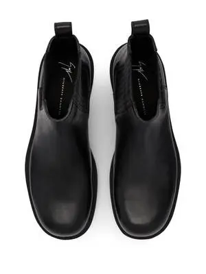 GIUSEPPE ZANOTTI Peyen Leather Ankle Boots