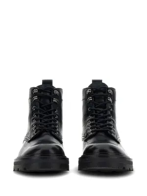 Hogan H673 Leather Boots - Black