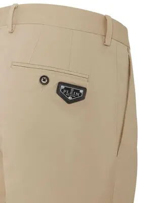 Philipp Plein Mid-rise Slim-fit Chinos - Neutrals