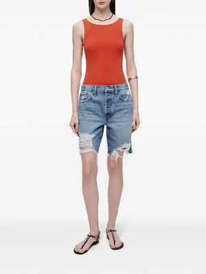 RE/DONE Long Denim Shorts