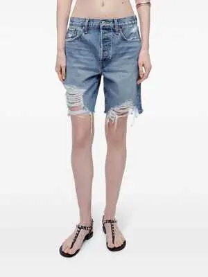 RE/DONE Long Denim Shorts