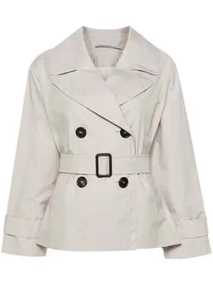 Max Mara Double-breasted Trench Coat - Neutrals
