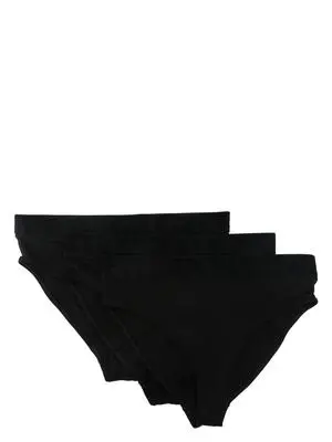 Diesel Logo-waistband Briefs - Black