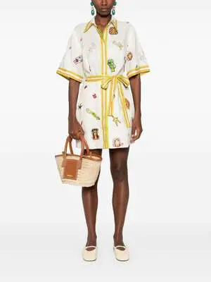 ALEMAIS X Michael Swaney Checkers Mini Dress