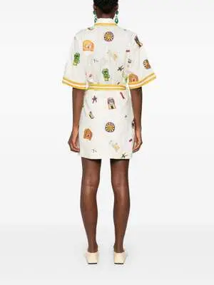 ALEMAIS X Michael Swaney Checkers Mini Dress