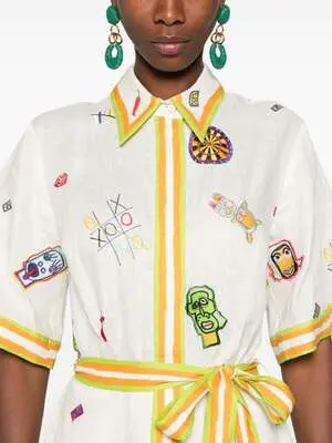 ALEMAIS X Michael Swaney Checkers Mini Dress