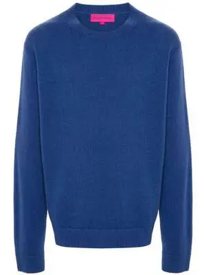 THE ELDER STATESMAN Simple Jumper - Blue