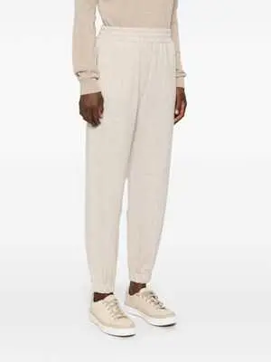 Brunello Cucinelli Cashmere Track Pants - Neutrals