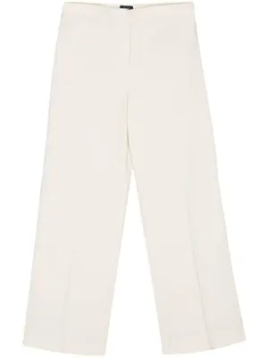Theory Wide-leg Crepe Trousers