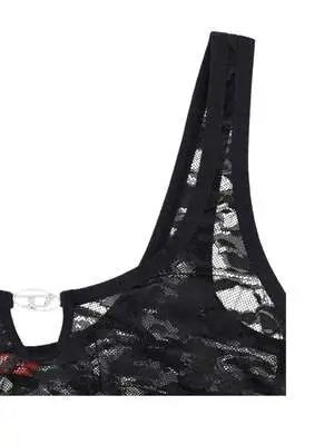 DIESEL Logo-plaque Lace Bralette