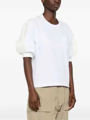 Sacai Cotton Jersey T-shirt - White