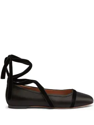Malone Souliers Stacked Heel Flats For Women