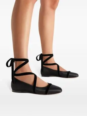 MALONE SOULIERS Spencer Ballerina Shoes - Black