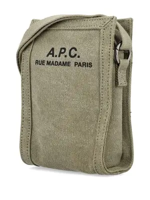 A.p.c. Mini Canvas Messenger Bag