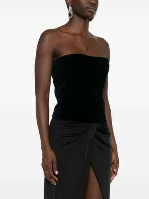 TOM FORD Cotton Velvet Corset - Blue