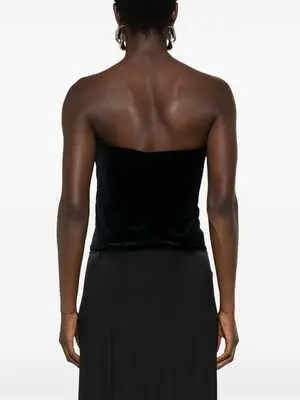 TOM FORD Cotton Velvet Corset - Blue
