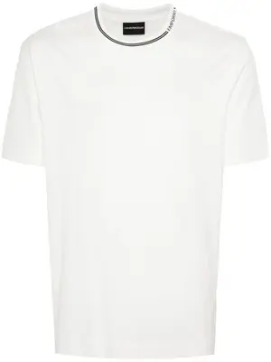 Emporio Armani Logo-collar T-shirt