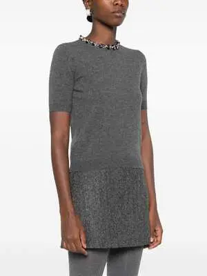 Valentino Garavani Embroidered Wool Sweater