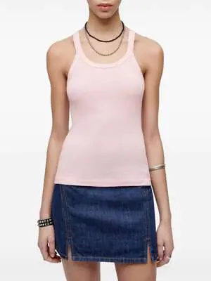 RE/DONE X Hanes Ribbed Tank Top - Pink
