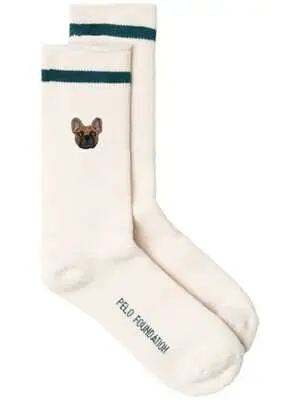 PELO FOUNDATION Bouledogue Socks - White